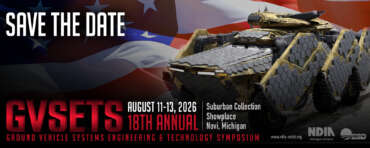 GVSETS 2026 Agenda | NDIA - Michigan Chapter